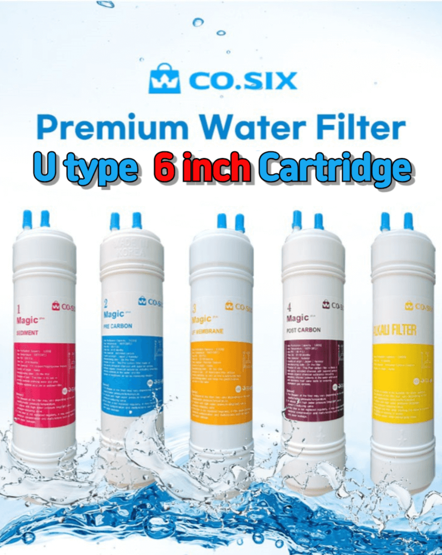 CO.SIX Magic Plus Water Filter / U type 6 inch Cartridge – CO.SIX SHOP